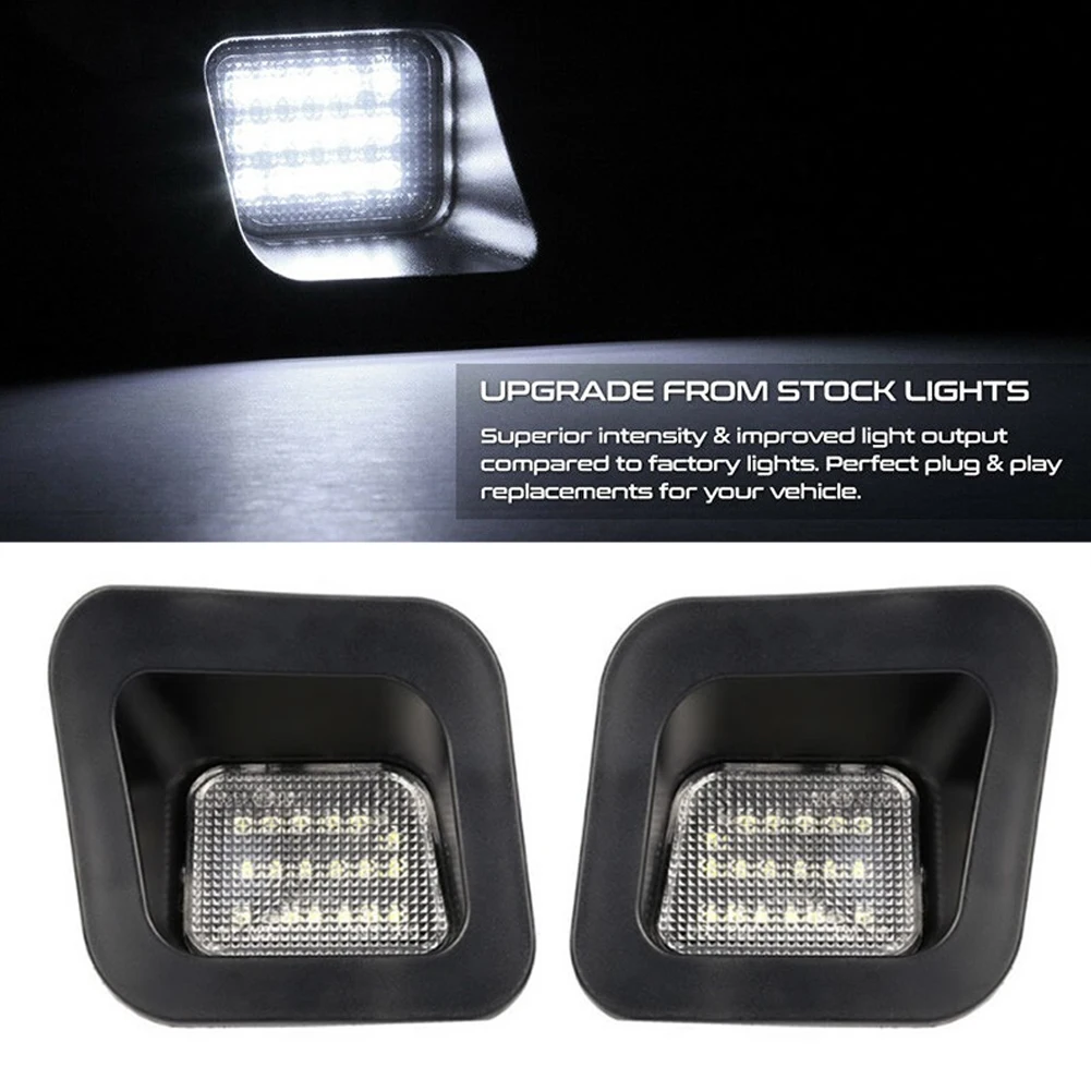 2Pcs-LED-License-Plate-Light-6500K-Car-Rear-License-Plate-Light-Car-LED ...