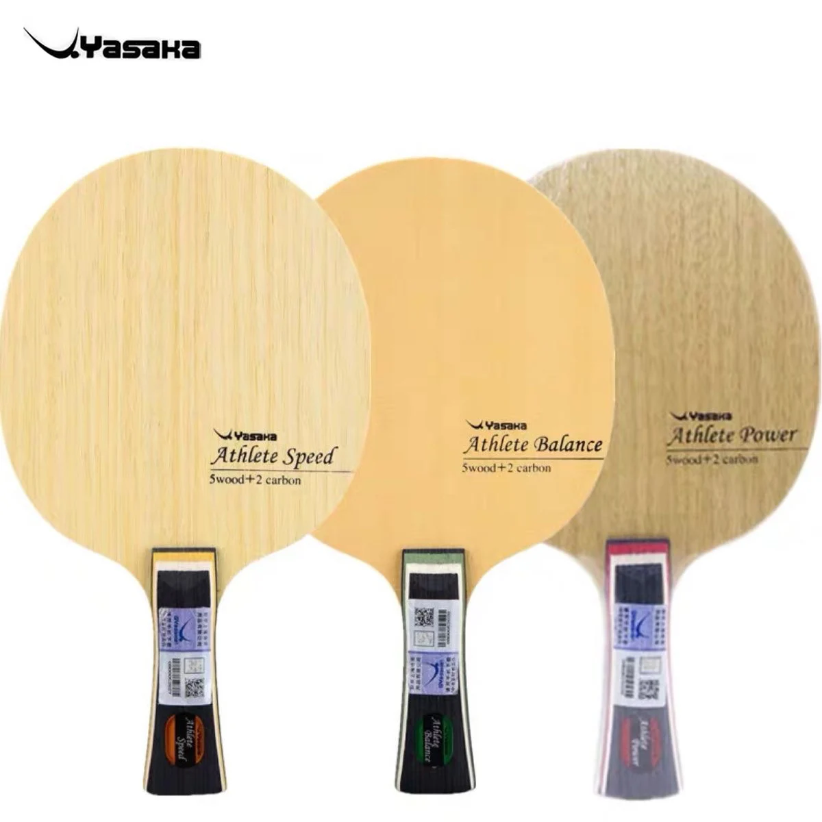 Yasaka-Athlete-Table-Tennis-Blade-Carbon-Fiber-Power-Speed-Balance-Ping-Pong-Racket-Original ...