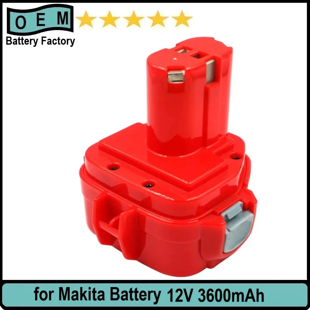 New-12V-3-6Ah-Battery-Replacement-for-Makita-PA12-1200-1220-1201-1222 ...
