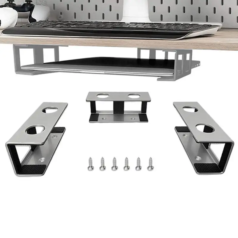 Under-Desk-Laptop-Stand-Tablet-Organizer-Tray-With-Anti-Scratch ...