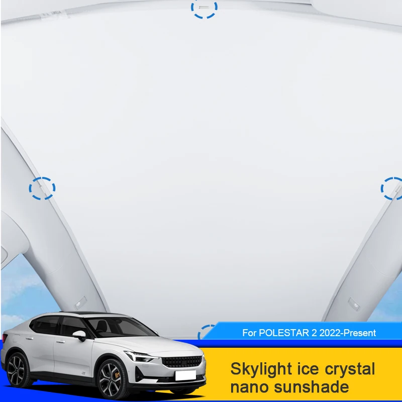 Car-Upgrade-Ice-Cloth-Buckle-Sun-Shades-For-POLESTAR-2-2022-2025-Glass ...