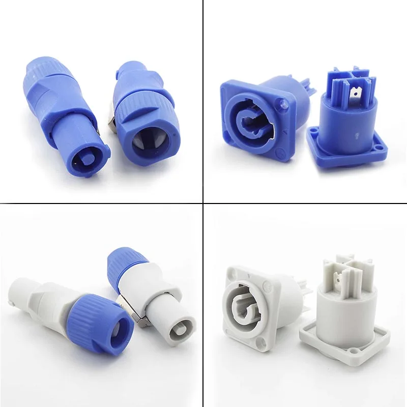 3pin-Powercon-Xlr-Connector-Lockable-Cable-male-female-Chass-Socket ...