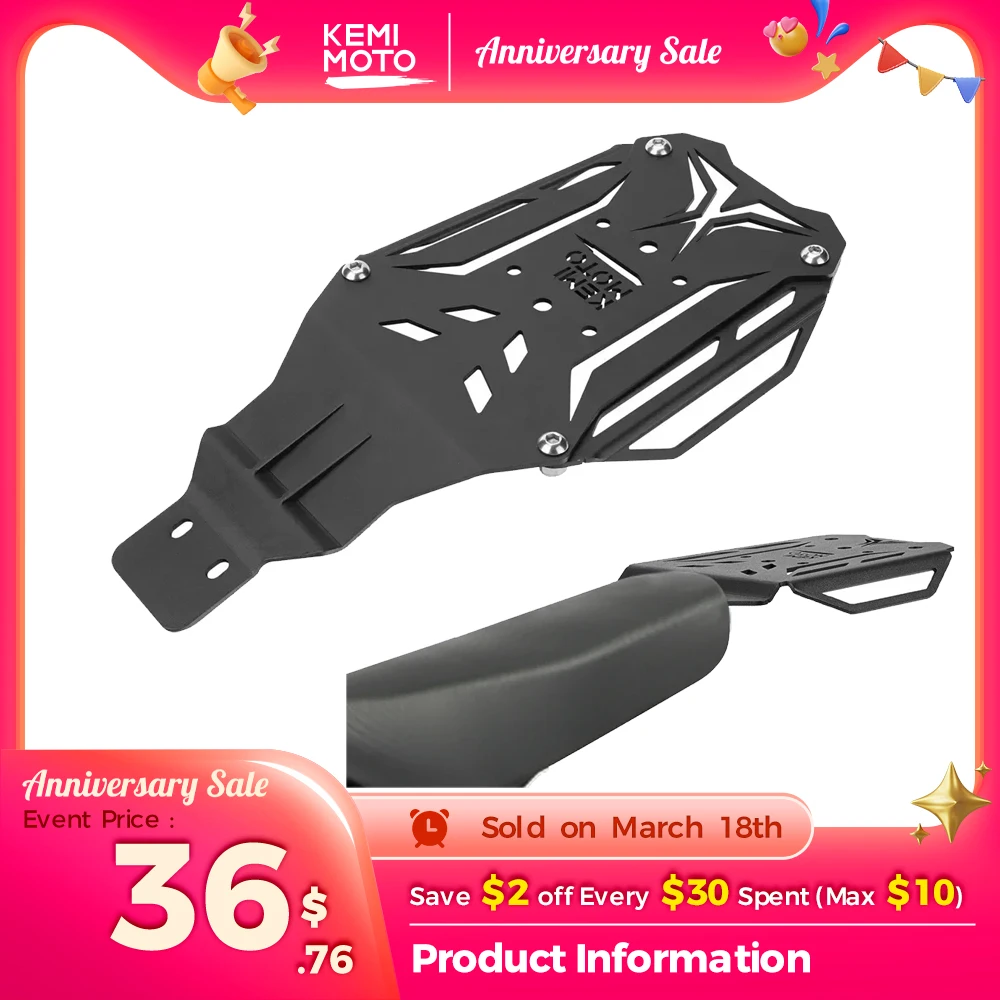 For TALARIA Rear Rack Luggage Rails Luggage Carrier Cargo Shelf Bag ...