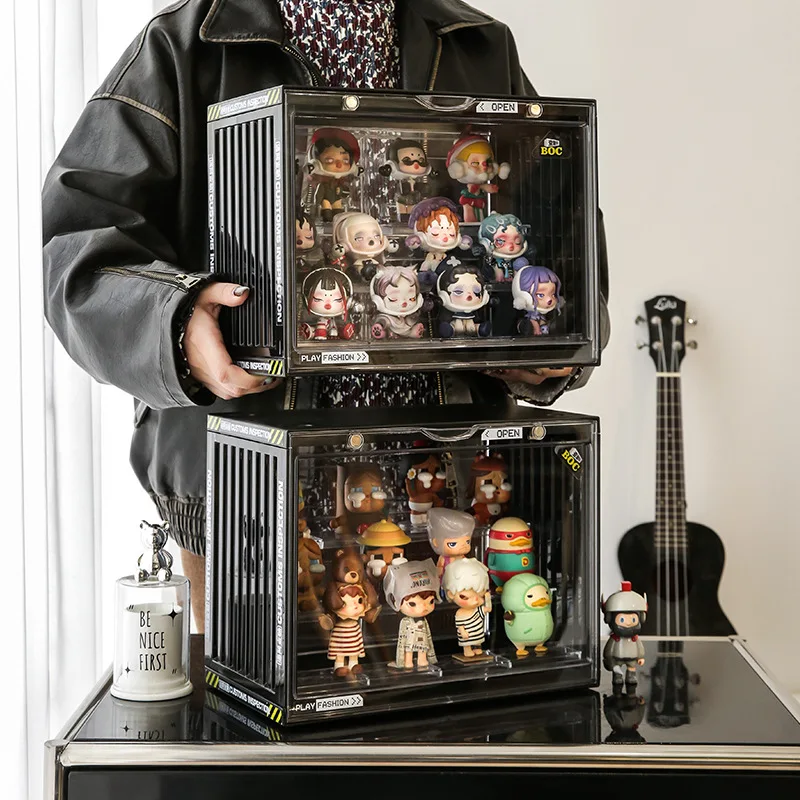 Container-Storage-Display-Cabinet-Transparent-Acrylic-Hand-Blind-Box ...