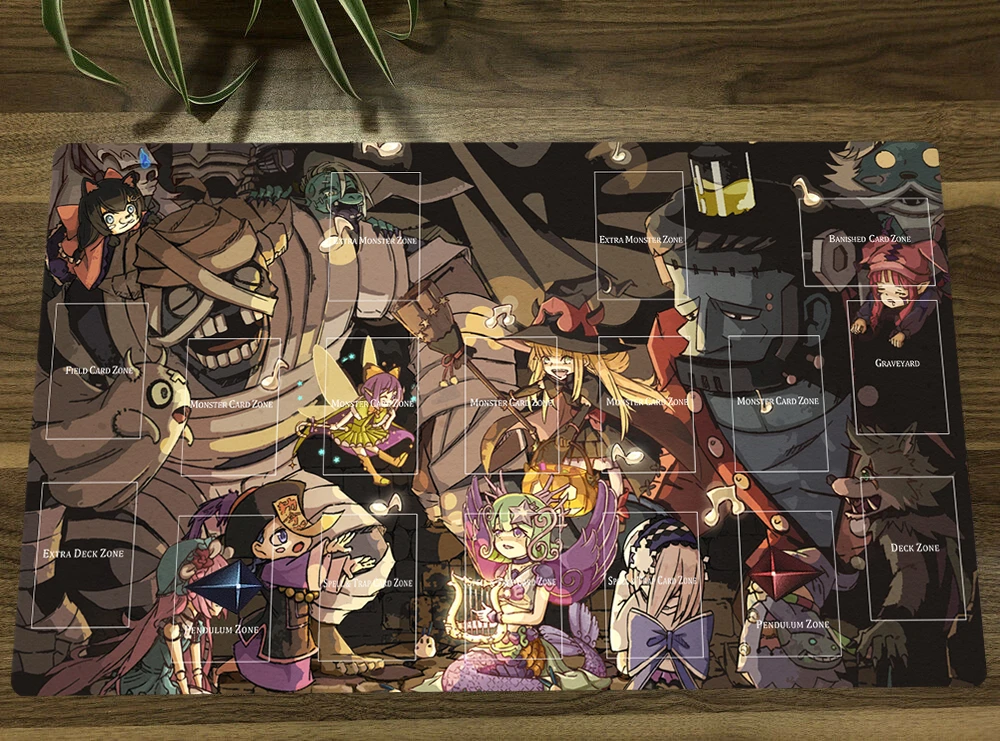 Board Game YuGiOh Ghostrick TCG CCG Playmat Trading Card Game Mat Table ...