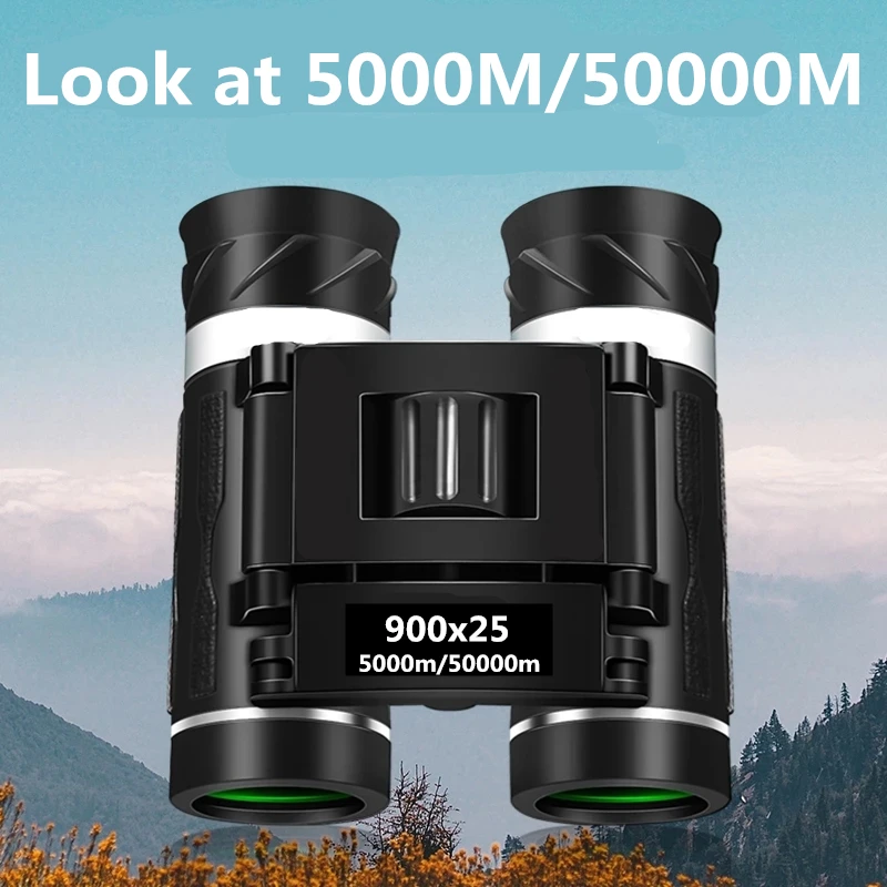 900x25 HD 10X Powerful Binocular Long Range High Magnification Super ...