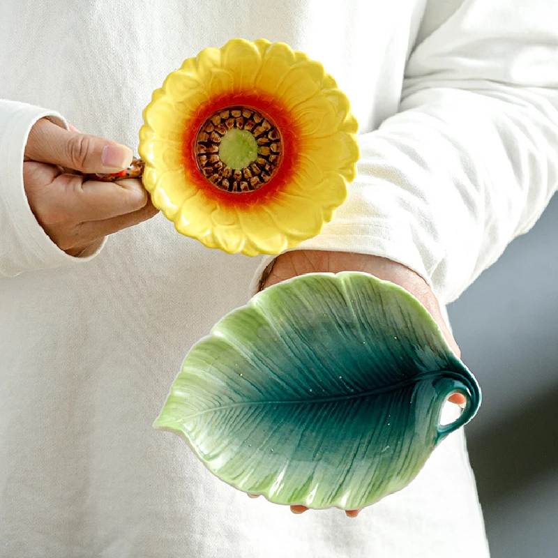 180ML Sun Flower Mug European Couple Afternoon Tea Coffee Cup Saucer ...
