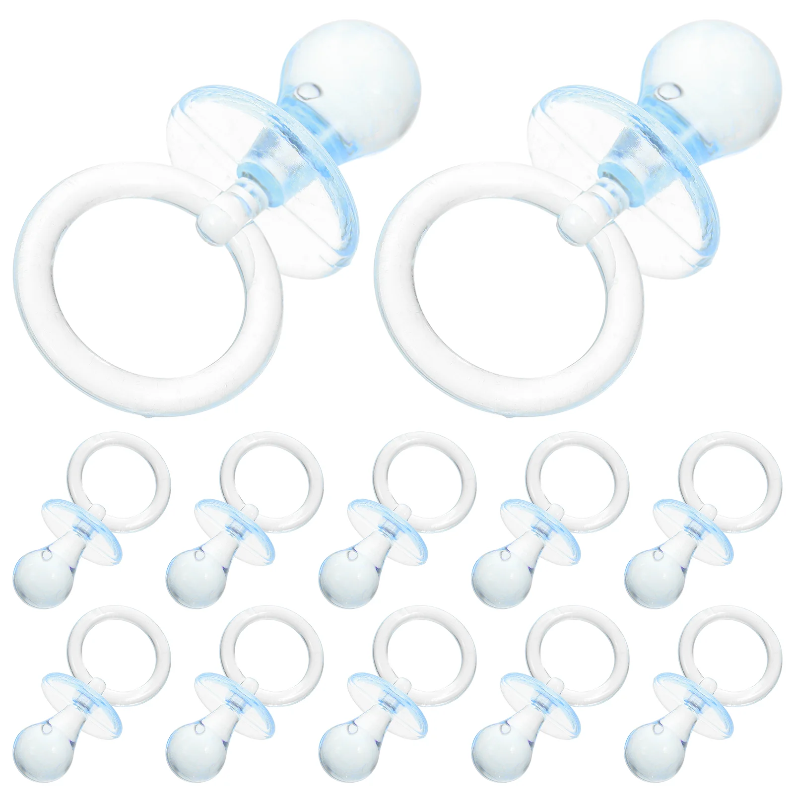 12Pcs Pacifier Decoration Baby Toy Plastic Pacifiers Baby Shower Favors ...
