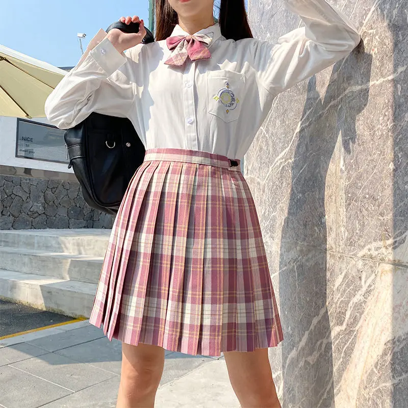 2022 하라주쿠 체크 무늬 플리츠 스커트 여성 스쿨 테니스 스커트 쇼트 마이크로 블랙 미니 스커트 여름 하이 웨이스트 화이트