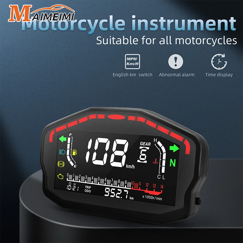 Motorcycle-Digital-Dash-Panel-Universal-LCD-Speedometer-Odometer-2-4 ...