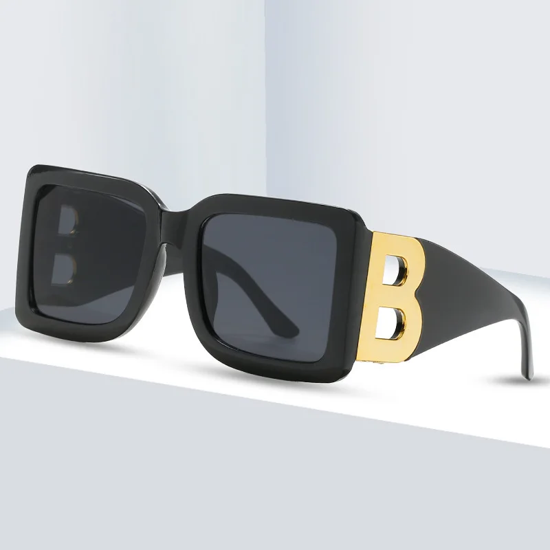 Oversized-Square-Letter-B-Sunglasses-For-Women-Men-Brand-Design-Male ...
