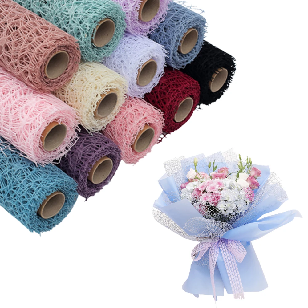 Flowers-Packaging-Materials-50-460cm-Cotton-Mesh-Yarn-Flower-Wrapping ...