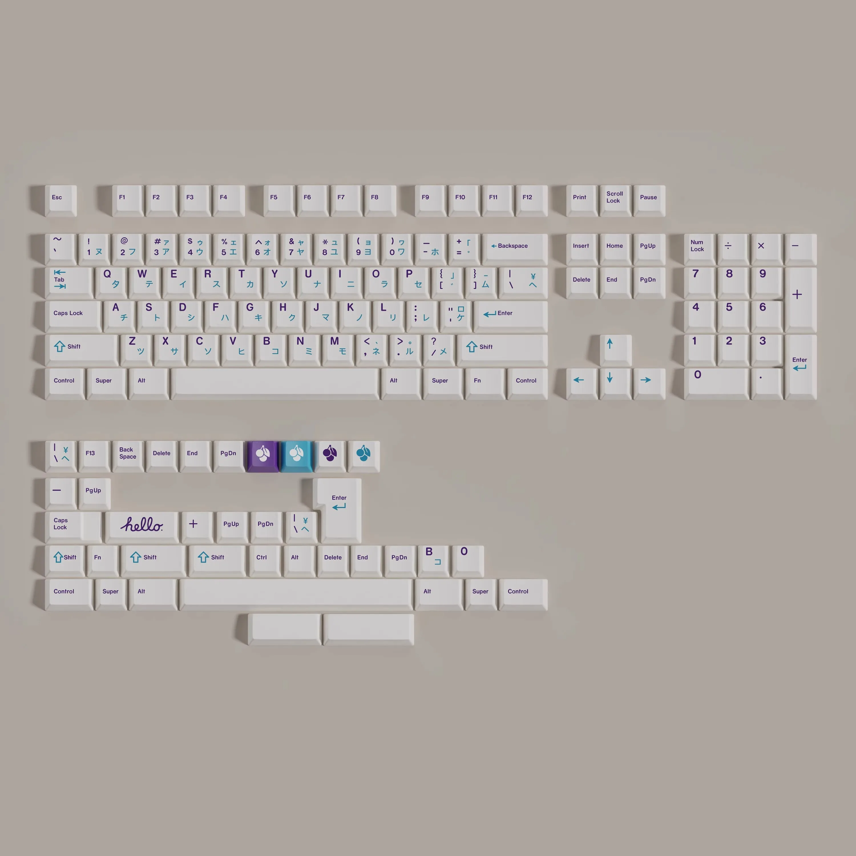 GMK-Redacted-PBOW-Honor-2048-Alice-france-AZERTY-Keycaps-PBT-Dye-Subbed ...