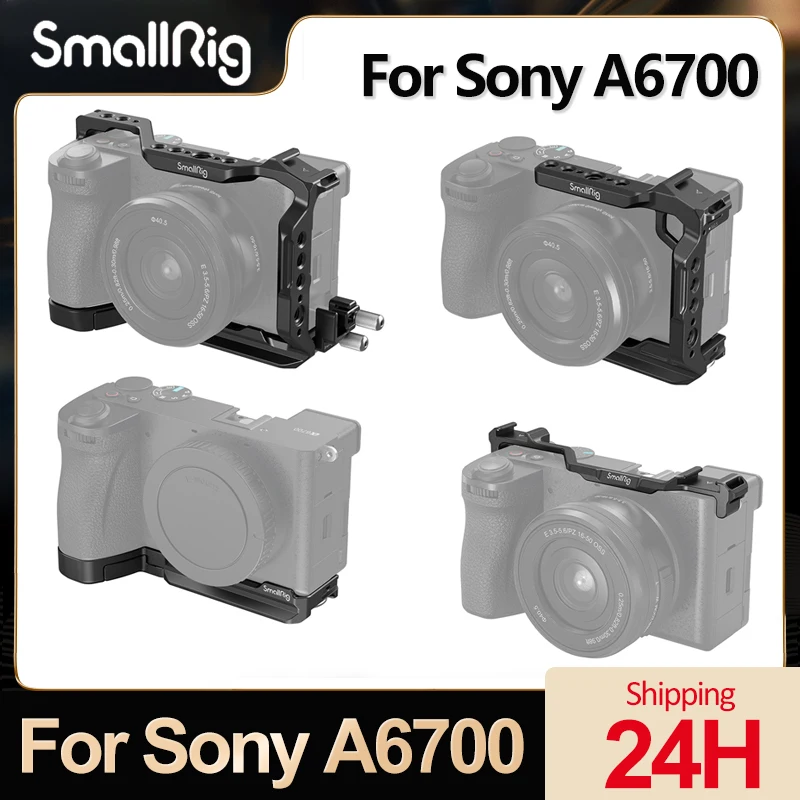 SmallRig-Camera-Cage-Kit-for-Sony-A6700-with-Baseplate-Dual-Cold-Shoe ...