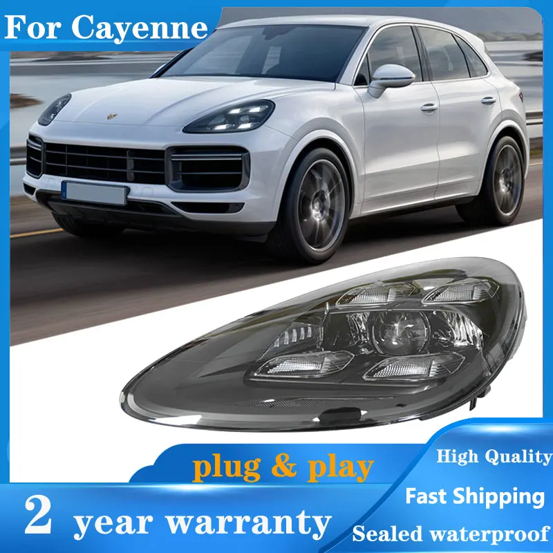Car-Accessories-for-Cayenne-Headlights-2011-2018-Cayenne-LED-Headlight ...