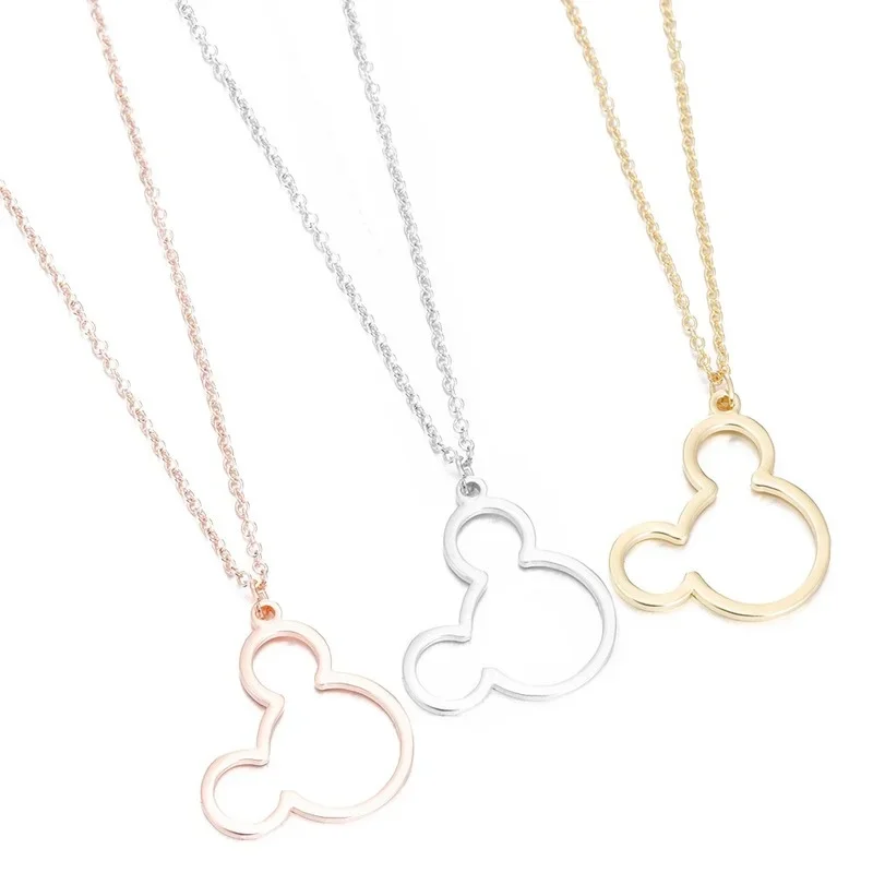 Disney-Cute-Mickey-Mouse-Collection-Necklace-Women-Chain-Necklace-Fine ...