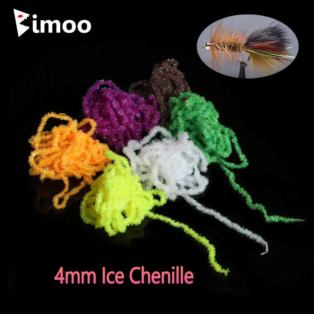 Bimoo-Fly-Tying-4mm-Ice-Chenille-Material-Nymphs-Streamer-Woolly-Bugger ...