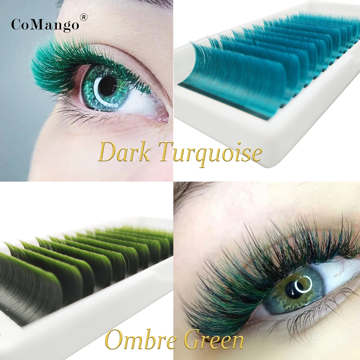 CoMango-Colored-EyeLash-Extensions-1s-Auto-Flowering-Easy-Fanning-Lash ...