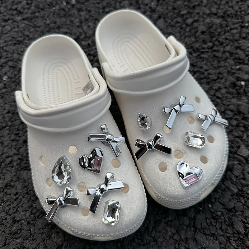 Fashion-All-match-Shoe-Charms-Designer-Vintage-Luxury-Bow-Knot-Clogs ...
