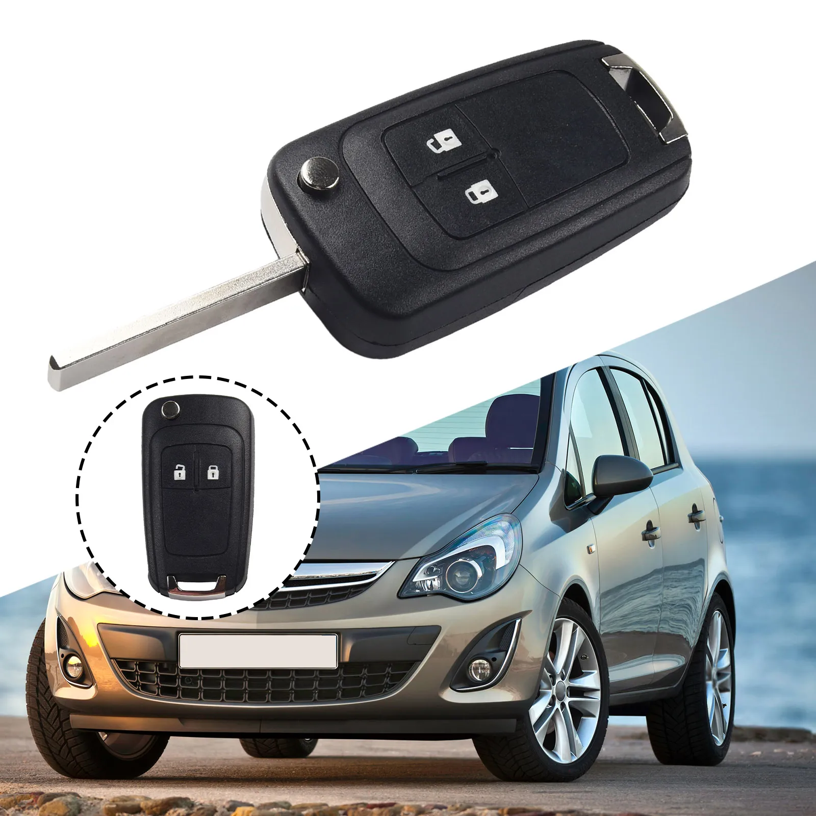 2-Button-Folding-Key-Housing-Replacements-Folding-Key-For-Opel-Astra-J ...