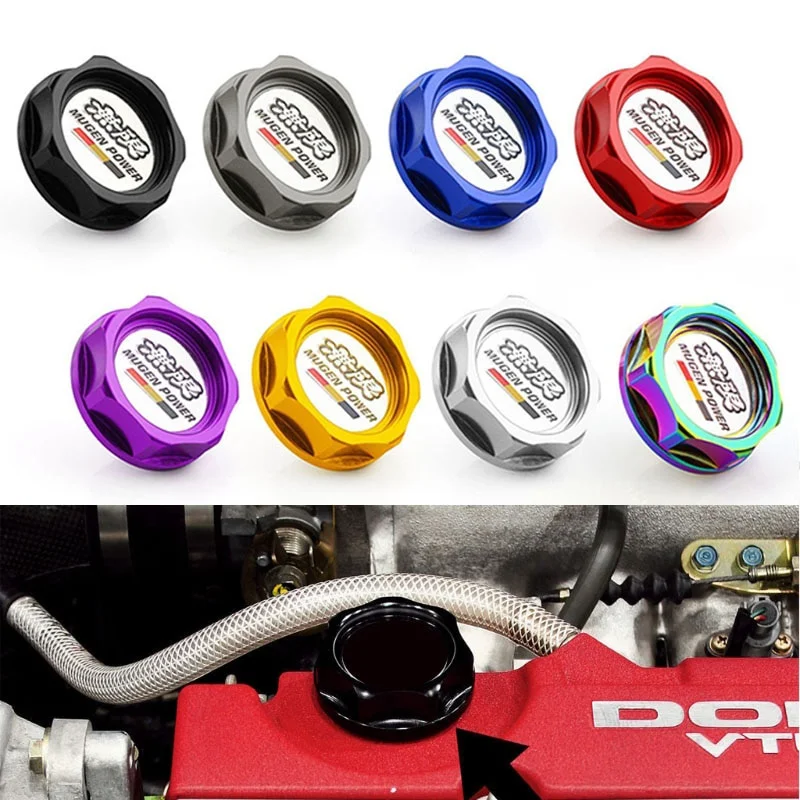 Aluminum-Radiator-Cap-Cover-Power-Performance-Oil-Cap-Mugen-Fit-for ...