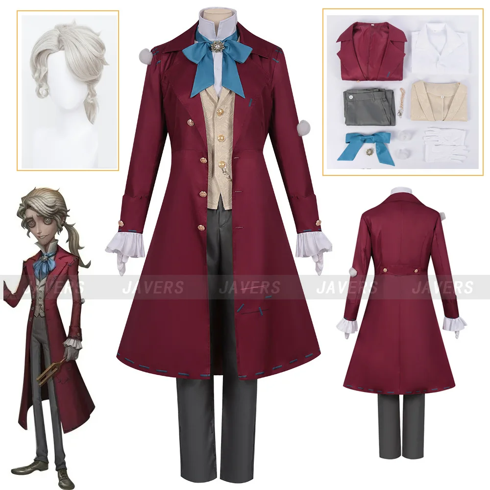 Game-Identity-V-Composer-Frederick-Kreiburg-Cosplay-Costume-Wig-Top ...