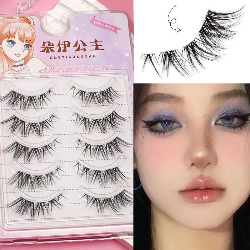 New Lashes Natural Long Eyelash Clusters Thick False Eyelashes ...
