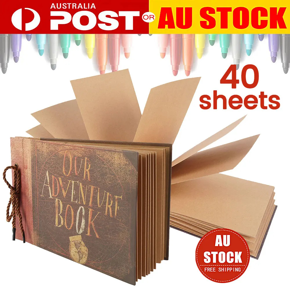 DIY-Album-Scrapbook-Family-Lovers-Friends-Photo-Book-Memory-Scrap-Book ...