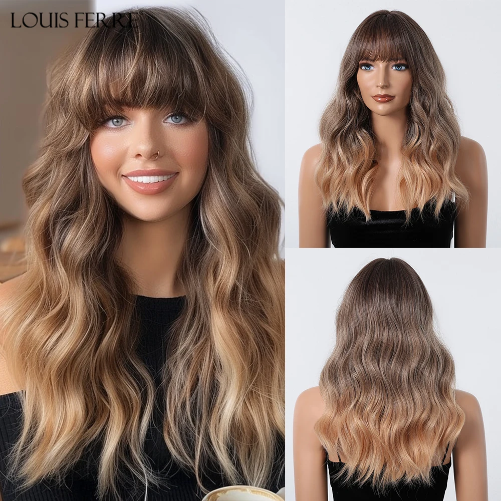 LOUIS-FERRE-pelucas-sint-ticas-onduladas-de-longitud-media-con ...