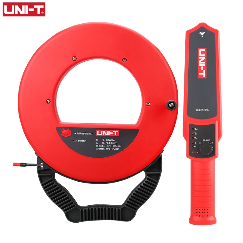 UNI-T Pipeline Blockage Tester UT661A UT661B Wall PVC Iron Pipe ...