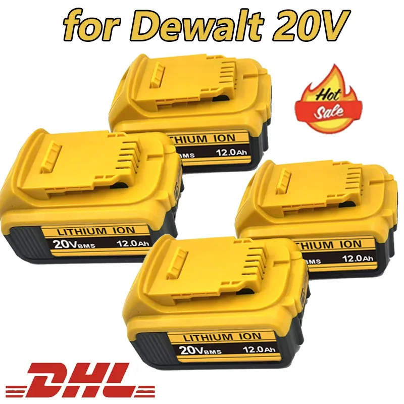 New For DeWalt 20V 3Ah12Ah 18Ah MAX Li-ion Battery Replacement Batter ...
