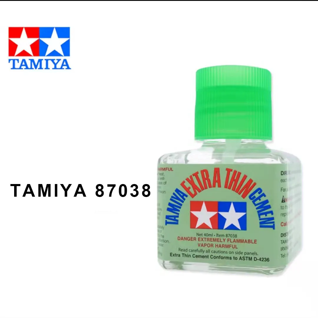 TAMIYA Limonene Cement Extra Thin - Plastic Model Glue For Kit Building ...