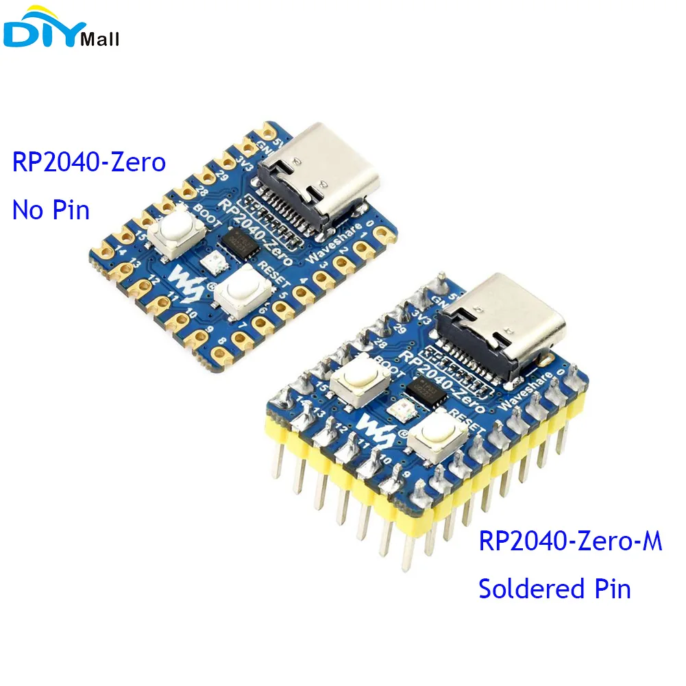 Waveshare Rp2040-zero A Low-cost Pico-like Mcu Board Based On Raspberry ...