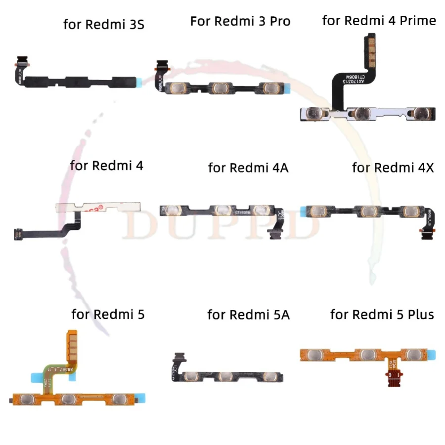 Repair-Power-Switch-ON-OFF-Volume-Button-Flex-Cable-For-Xiaomi-Redmi-3X ...