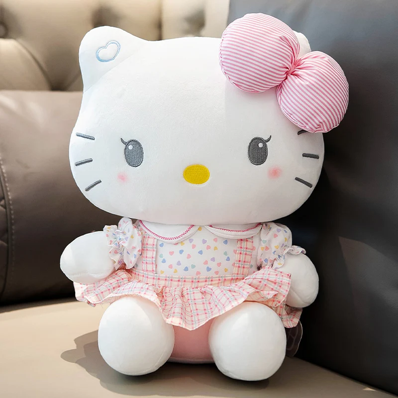 Kawaii Cartoon Hello Kitty Plush Toy - KawaiiMerch.com