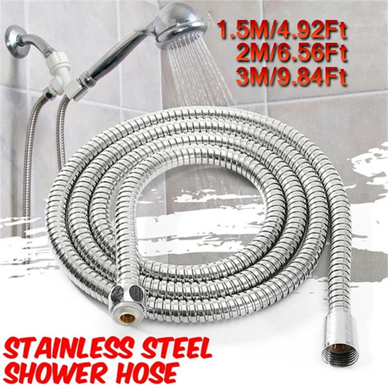 New-Design-9-84FT-6-56FT-4-92FT-Pipes-Fittings-Shower-Hose-Stainless ...