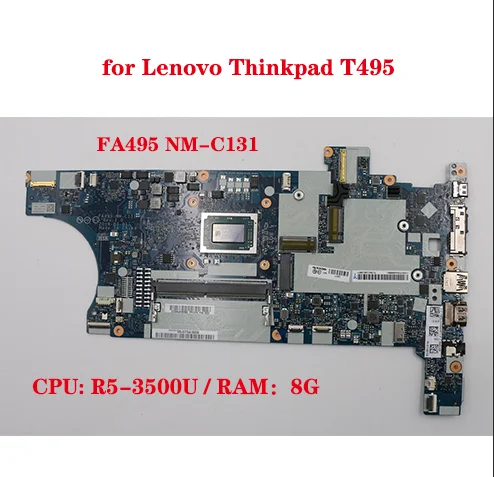 Lenovo-Thinkpad-T495-Laptop-Motherboard-FA495-NM-C131-CPU-Ryzen-5-3500U ...