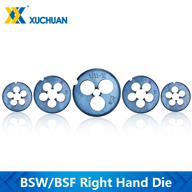 BSW/BSF Thread Die Nano Blue Coated Machine Screw Thread Die Threading ...