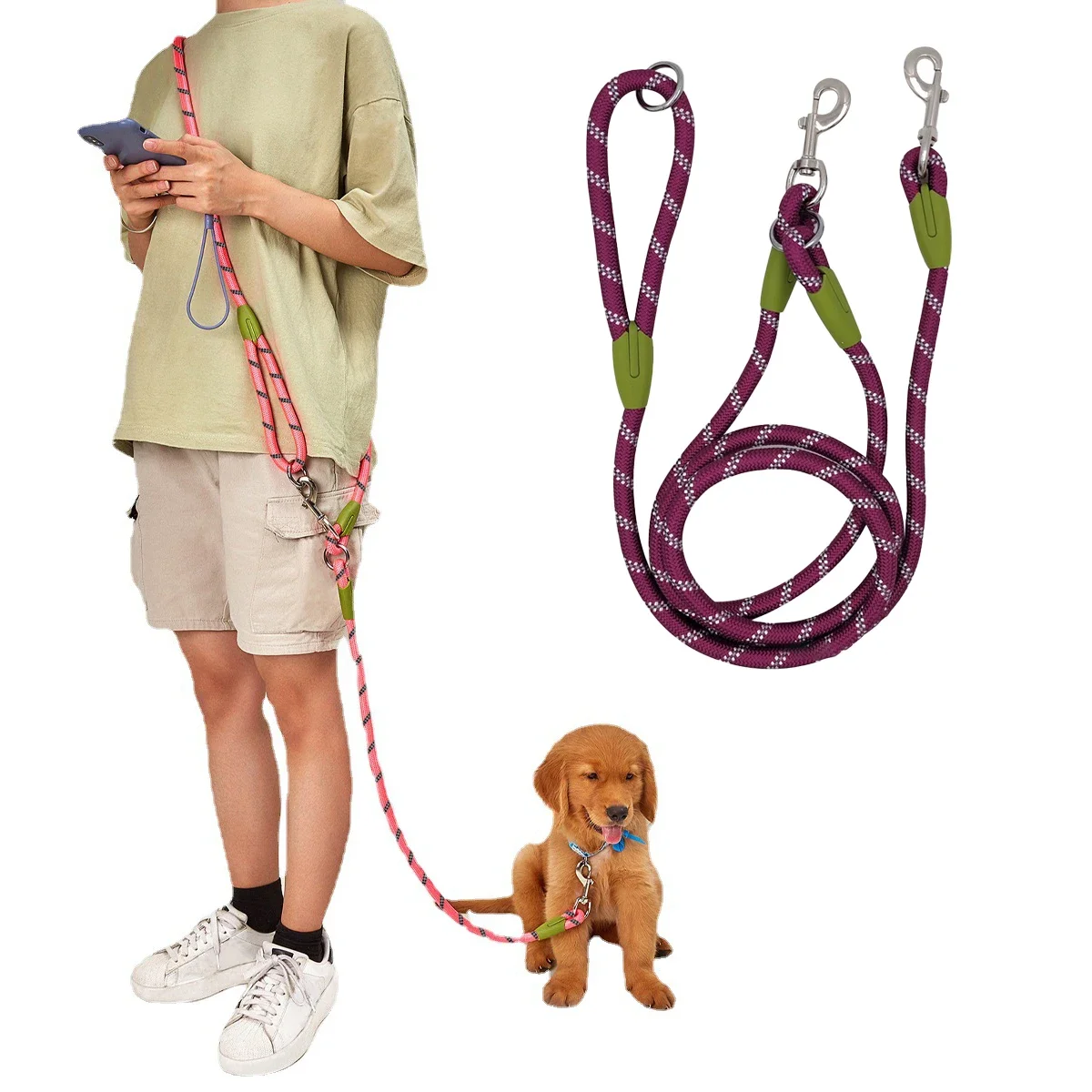 Shoulder-Mounted-Pet-Traction-Rope-Multi-Functional-Running-Traction ...