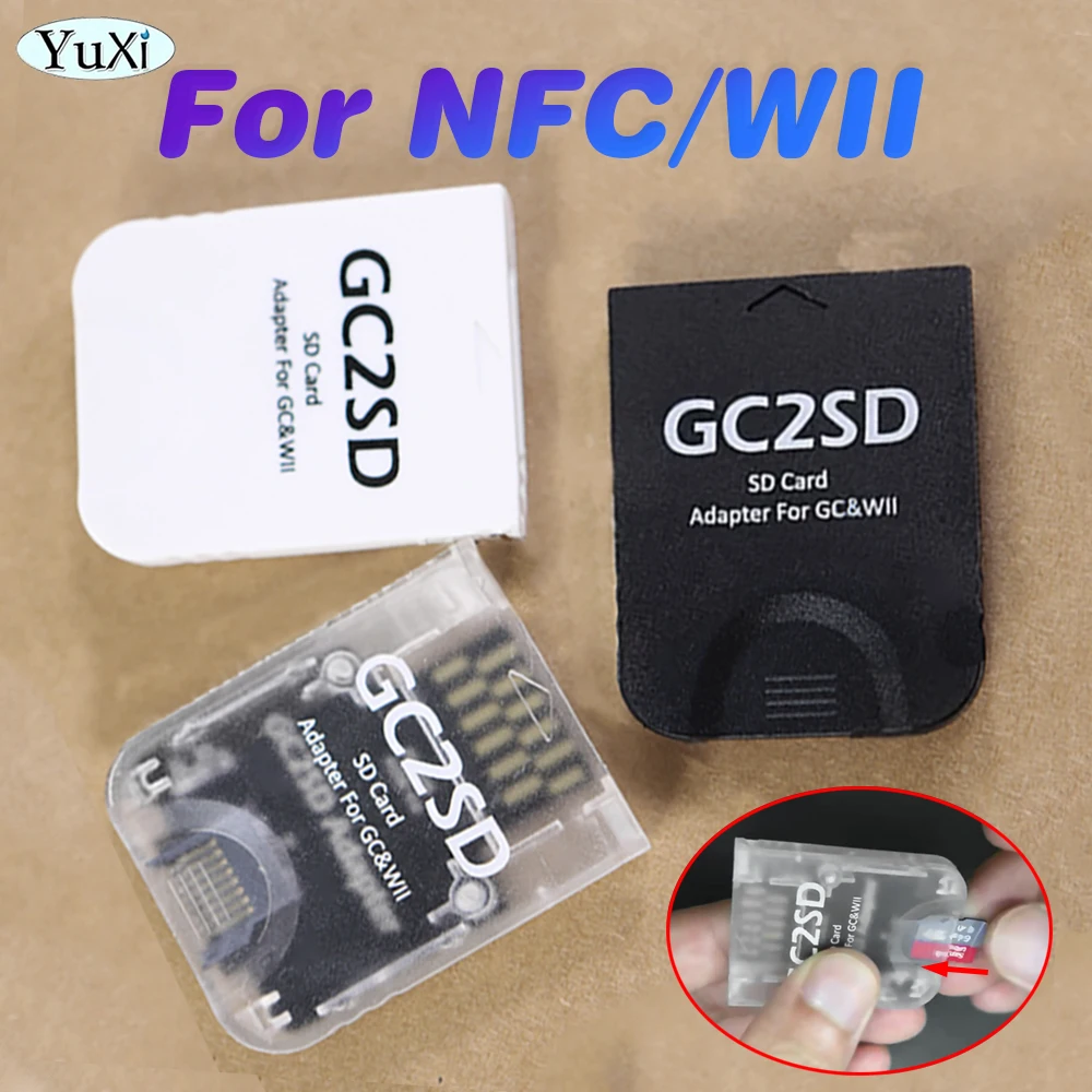 1Pcs-GC2SD-GC-to-SD-Card-Adapter-Memory-TF-Card-Adapter-SD-Card-Reader ...