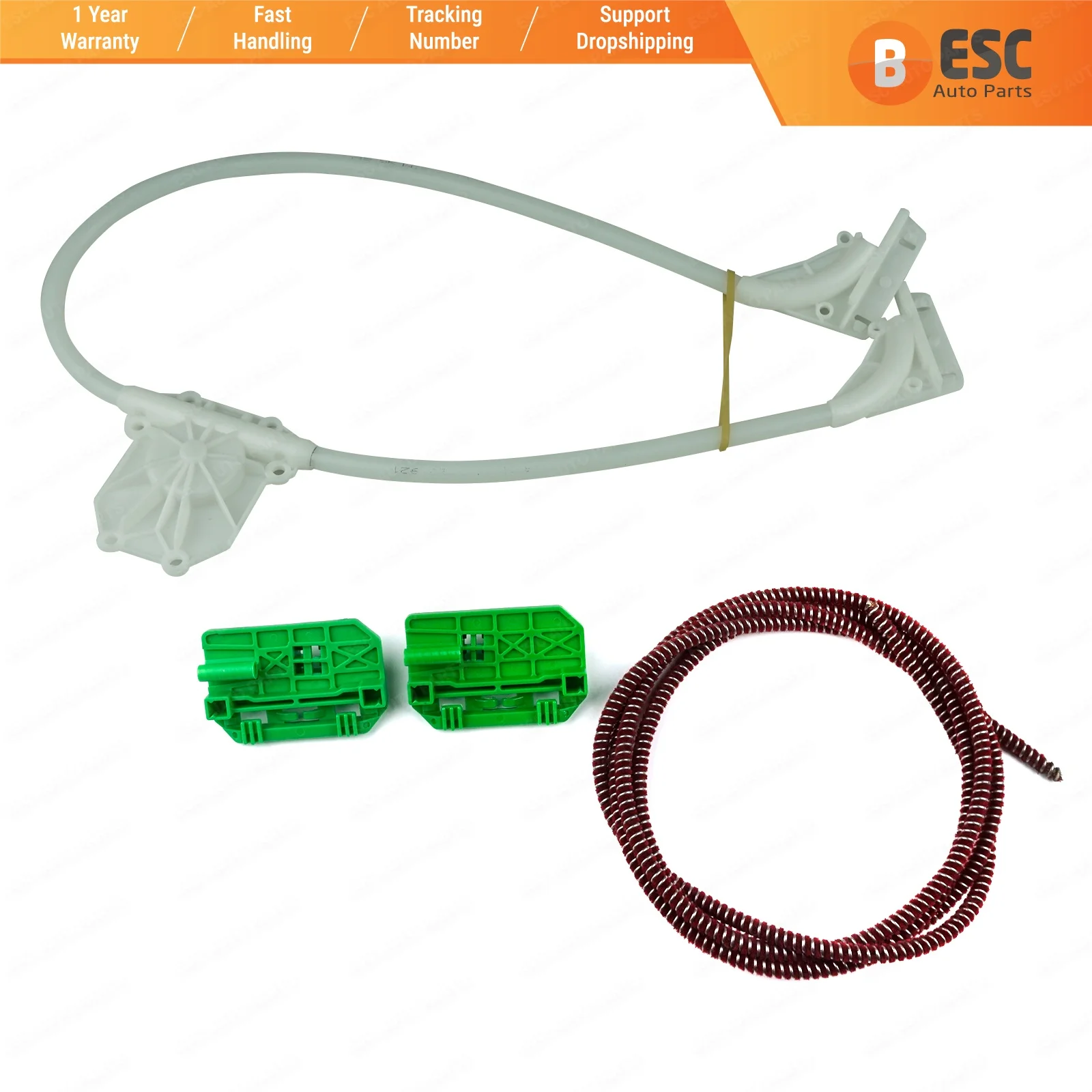 ESC Auto Parts EWR5097 Electrical Power Window Regulator Repair Kit ...