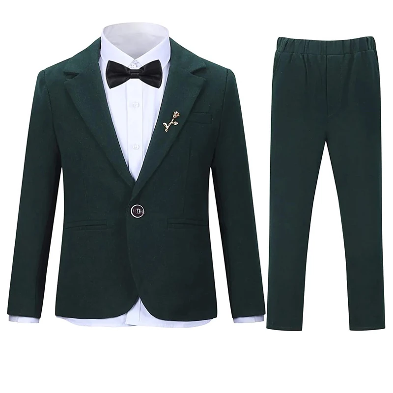 Children Blazer Sets Boys | Boys Suits Blazers Cotton | Casual Suit ...