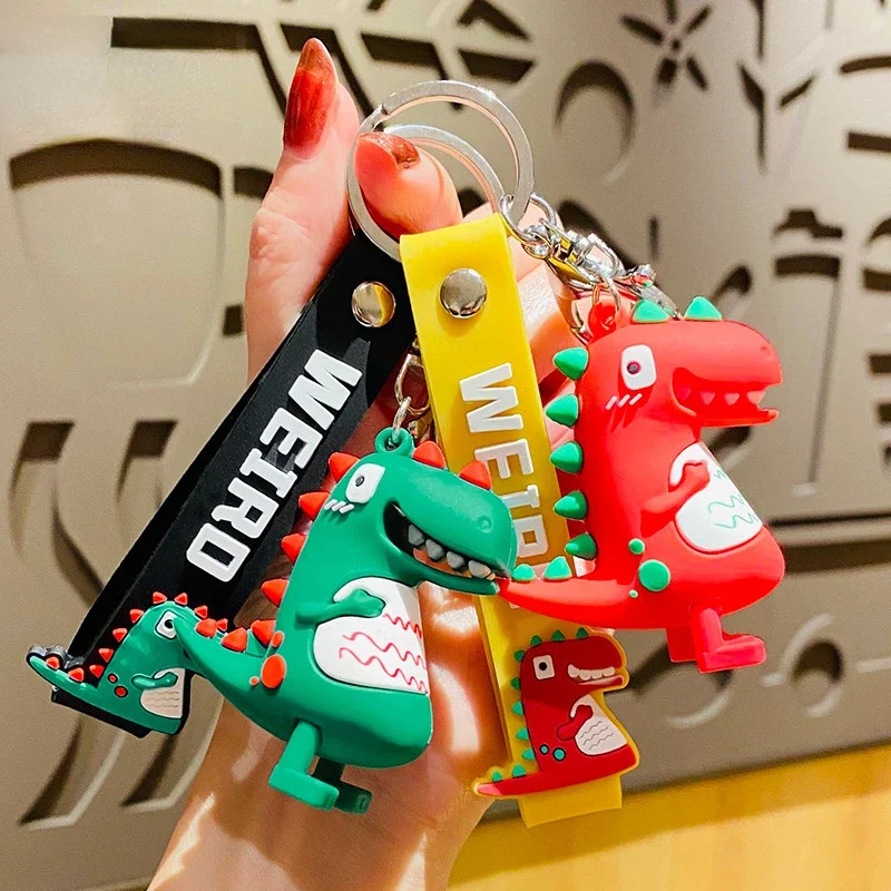 Creative-Cartoon-Dinosaur-Keychain-Cute-Doll-Resin-Keyring-Couple-Bag ...