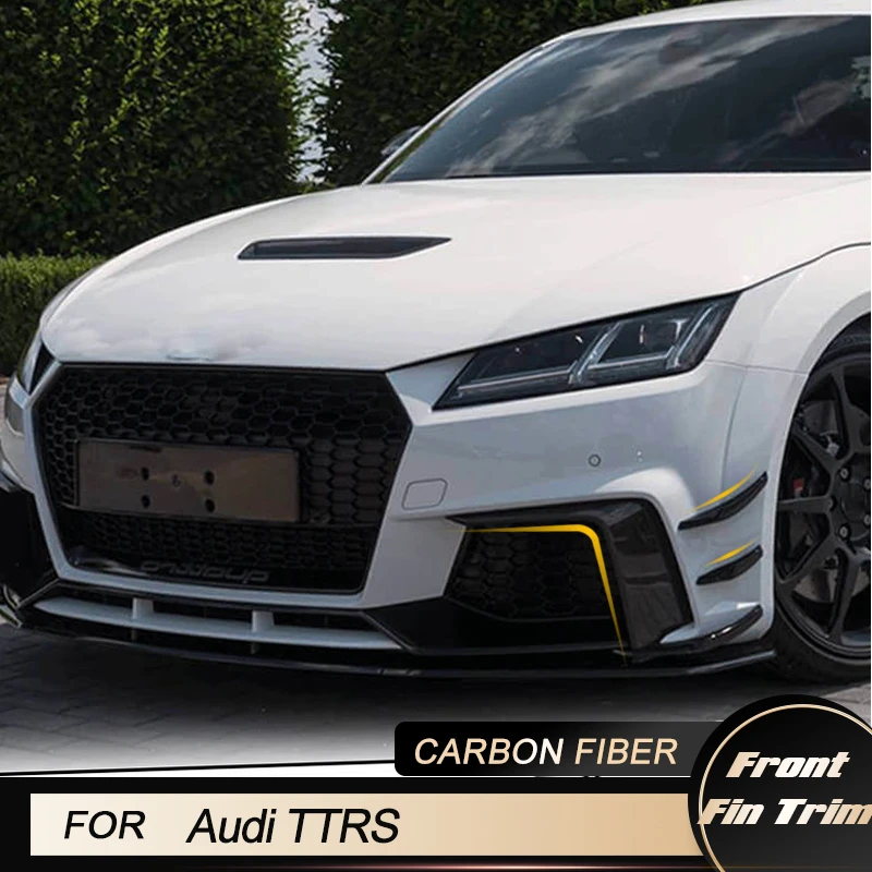 Front Bumper Splitters For Audi TTRS 2016-2018 Car Front Bumper Air ...