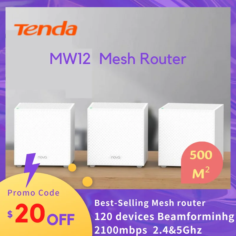 Tenda Mesh Wifi Router Ac2100 Wireless Router 2.4ghz 5ghz Wireless ...