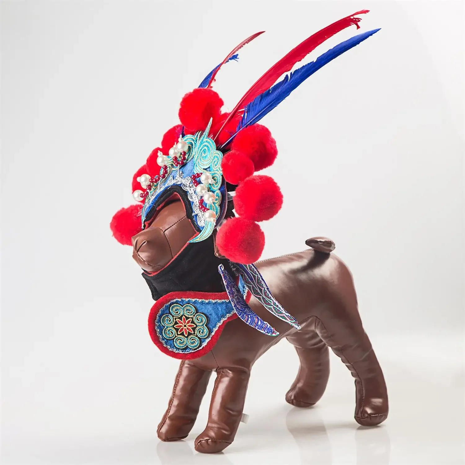 Peking-Opera-Crown-Design-Dog-Hat-Pet-Cat-Caps-Birthday-Party-Costume ...