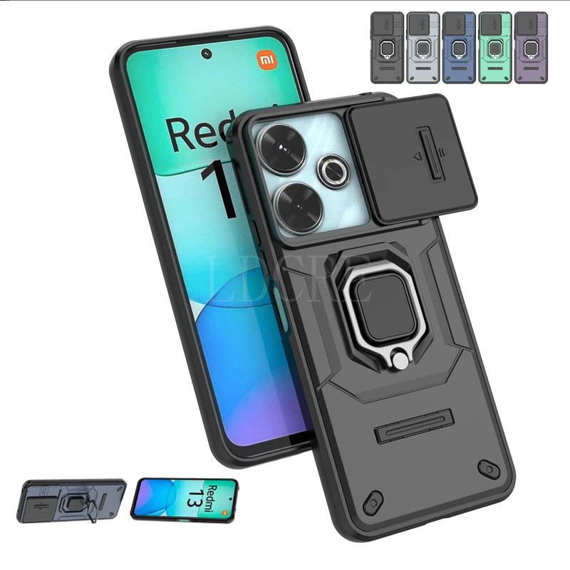 For Cover Xiaomi Redmi 13 Case Redmi 13 Redmi13 Capas Armor Bumper Back ...