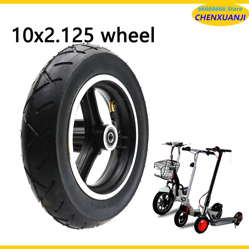 10x2-125-Wheel-Rim-10-Inch-Scooter-Wheel-Hub-Alumnium-Alloy-Wheel-Frame ...