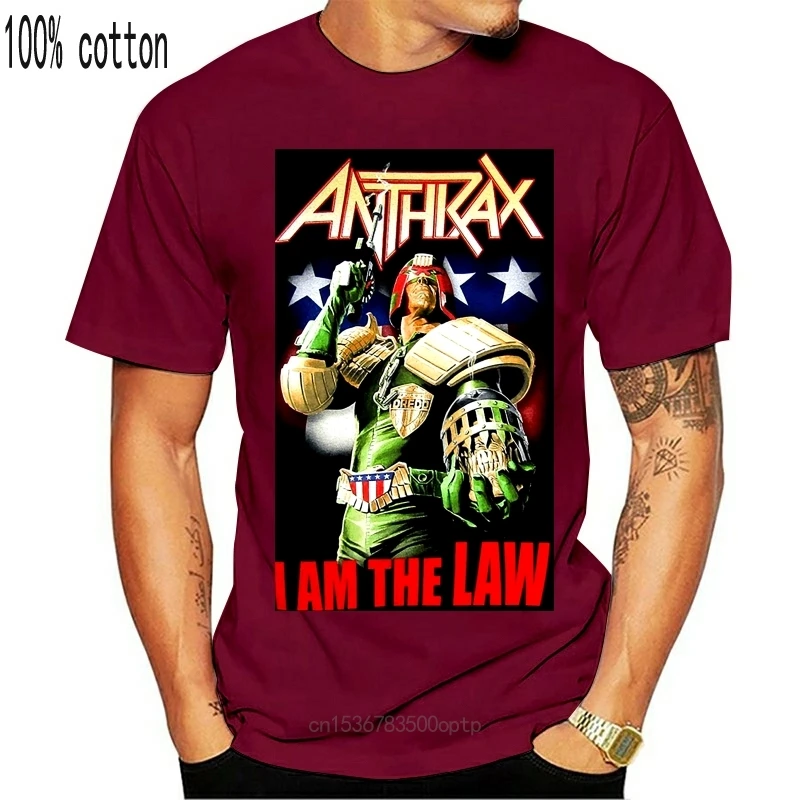 New-Anthrax-JUDGE-DREDD-I-AM-THE-LAW-T-Shirt-2021-Heavy-Metal-Band-100 ...