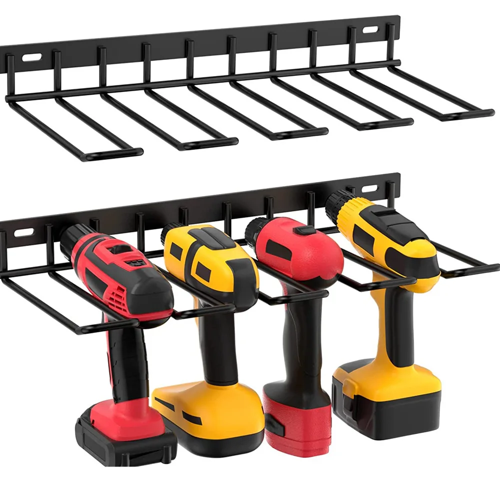 Power-Tool-Rack-Electric-Drill-Holder-Wall-Mount-Organizer-Wrench-Tool ...